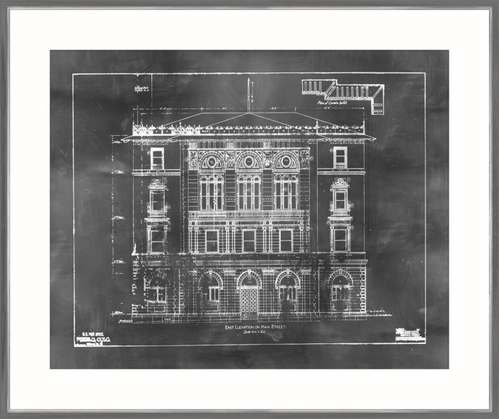 Blueprint – East Elevation – Celadon Art