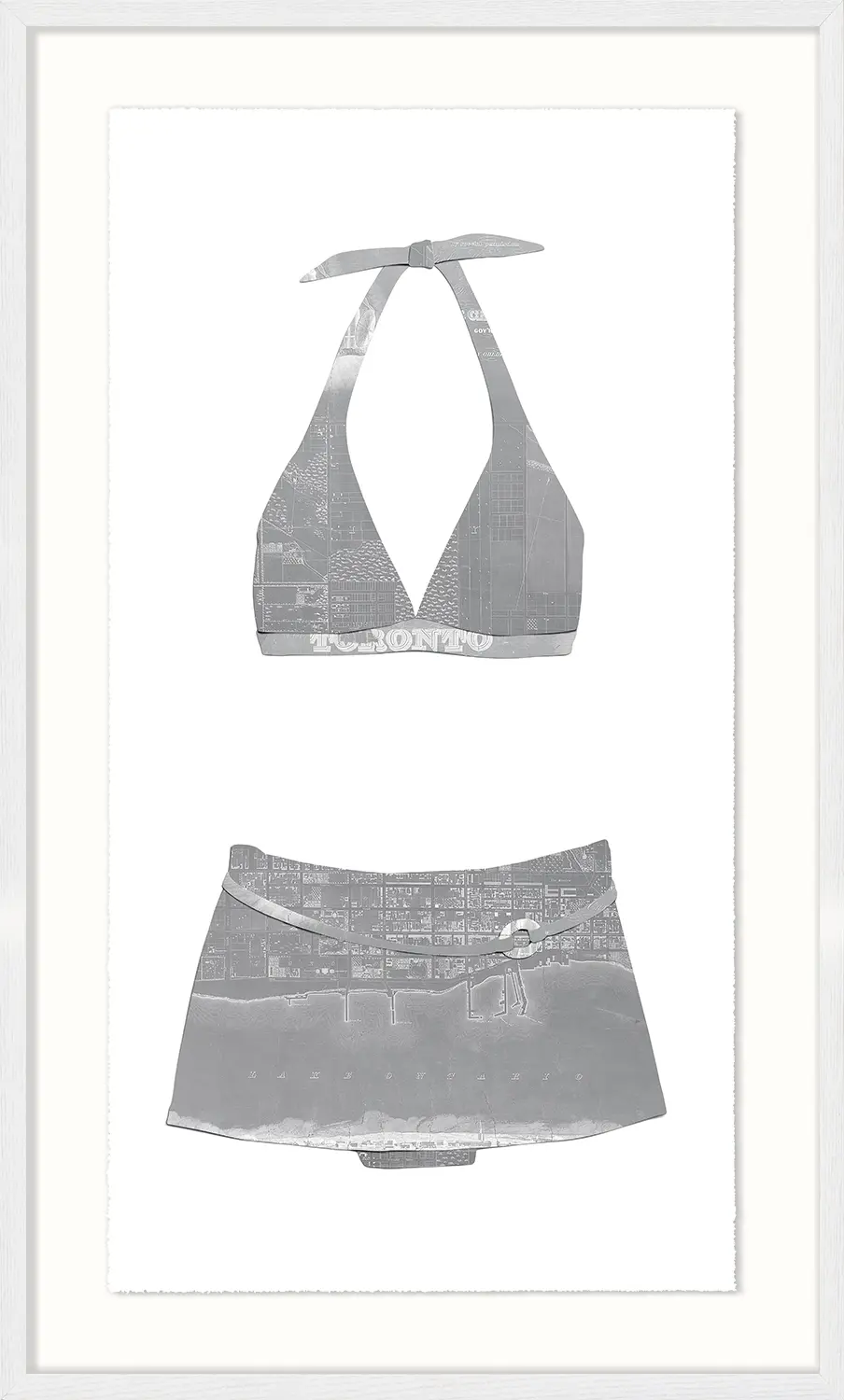 Swim Cutouts-Grey I - Celadon Art