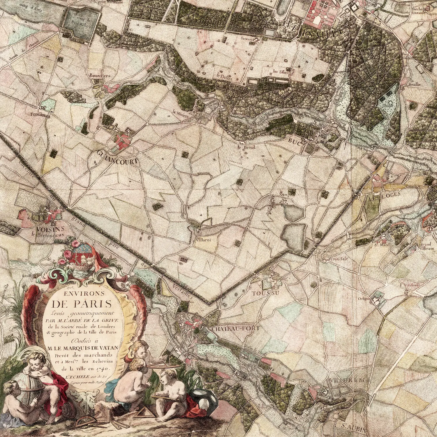 Environs De Paris C. 1740 - Celadon Art