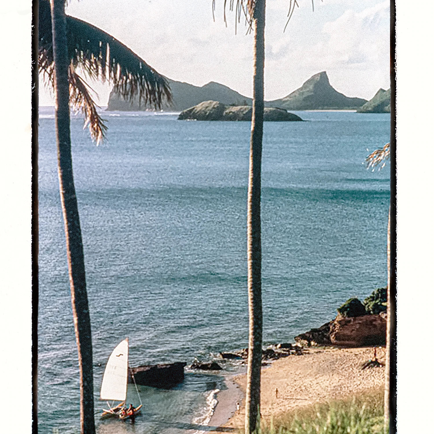 Toni Frissell Slides – Lord Howe Island, Lovers Beach C. 1960 – Celadon Art